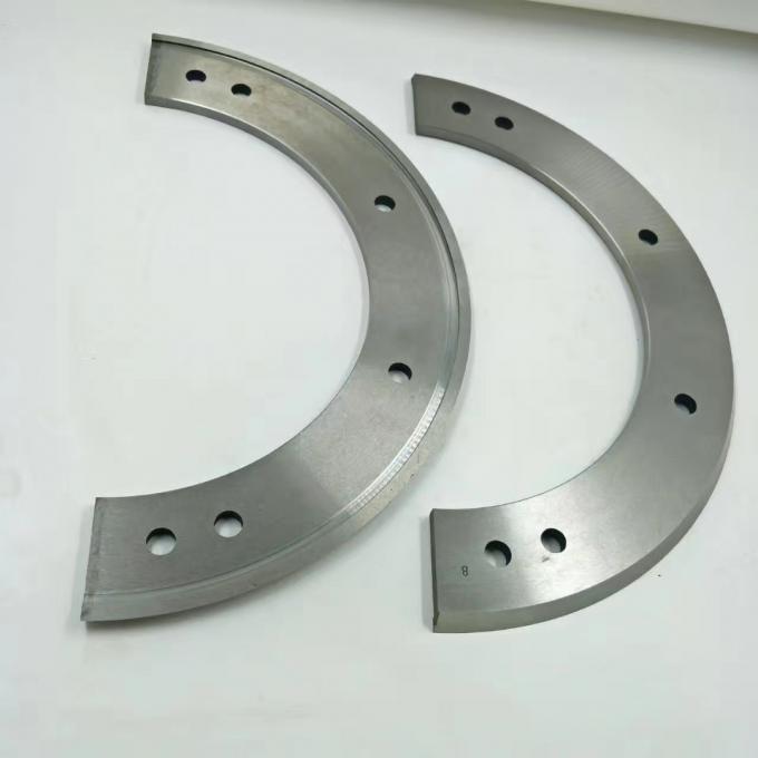 Paper Cutter Replacement Blade , Arc 9CrSi Paper Board Machine Dividing ...
