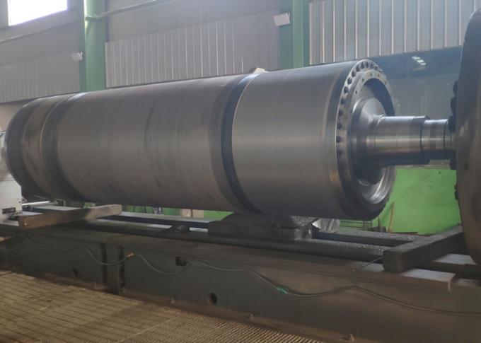 Press Paper Machine Rolls customized Jumbo Blind Hole Rubber Press Rolls